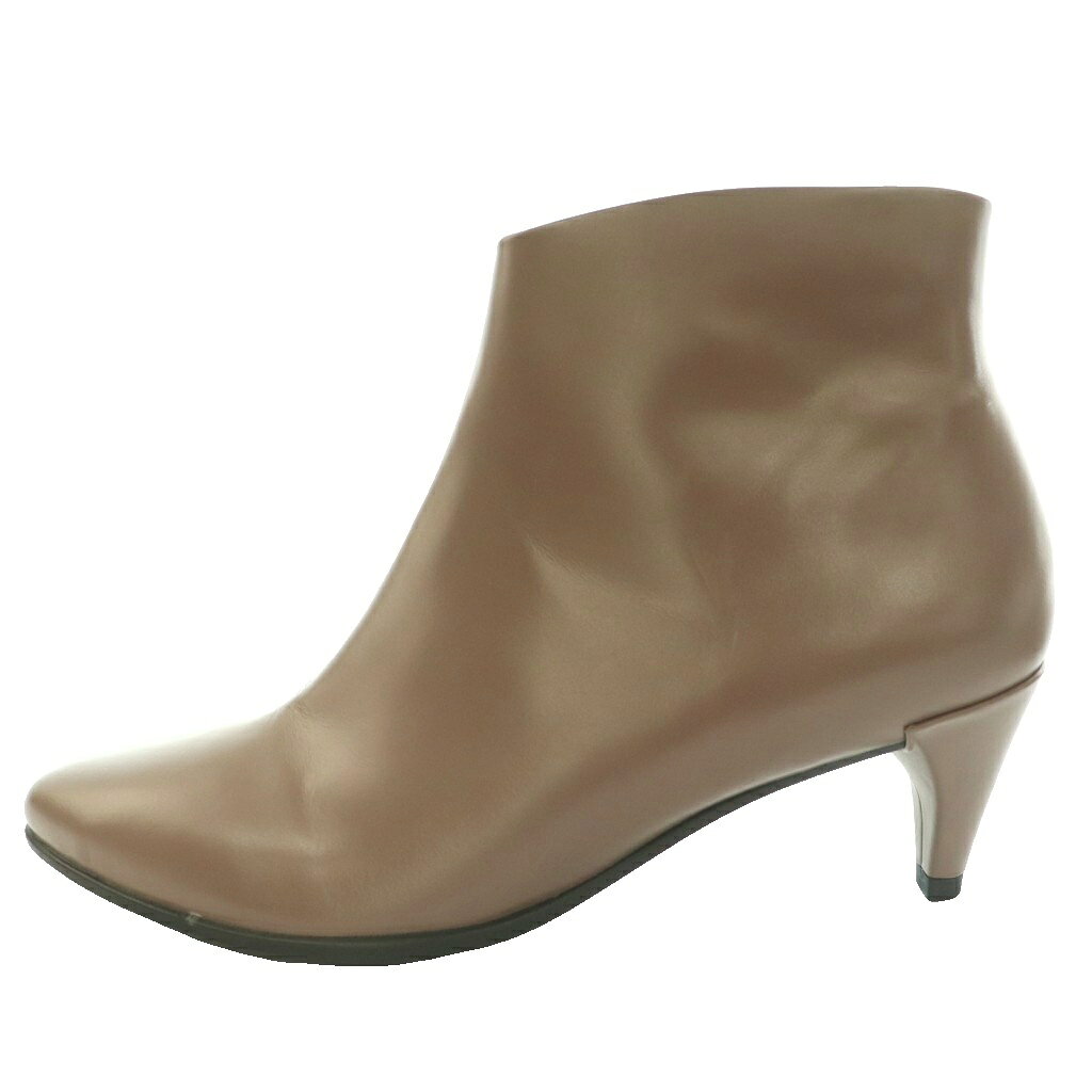【中古】エコー ecco シェイプ 45 ポインティ スリーク Shape 45 POINTY SLEEK ショートブーツ アンクル レザー 39 モカ /SS ■OS レディース 【ベクトル 古着】 260614ブランドエコー ecco表...