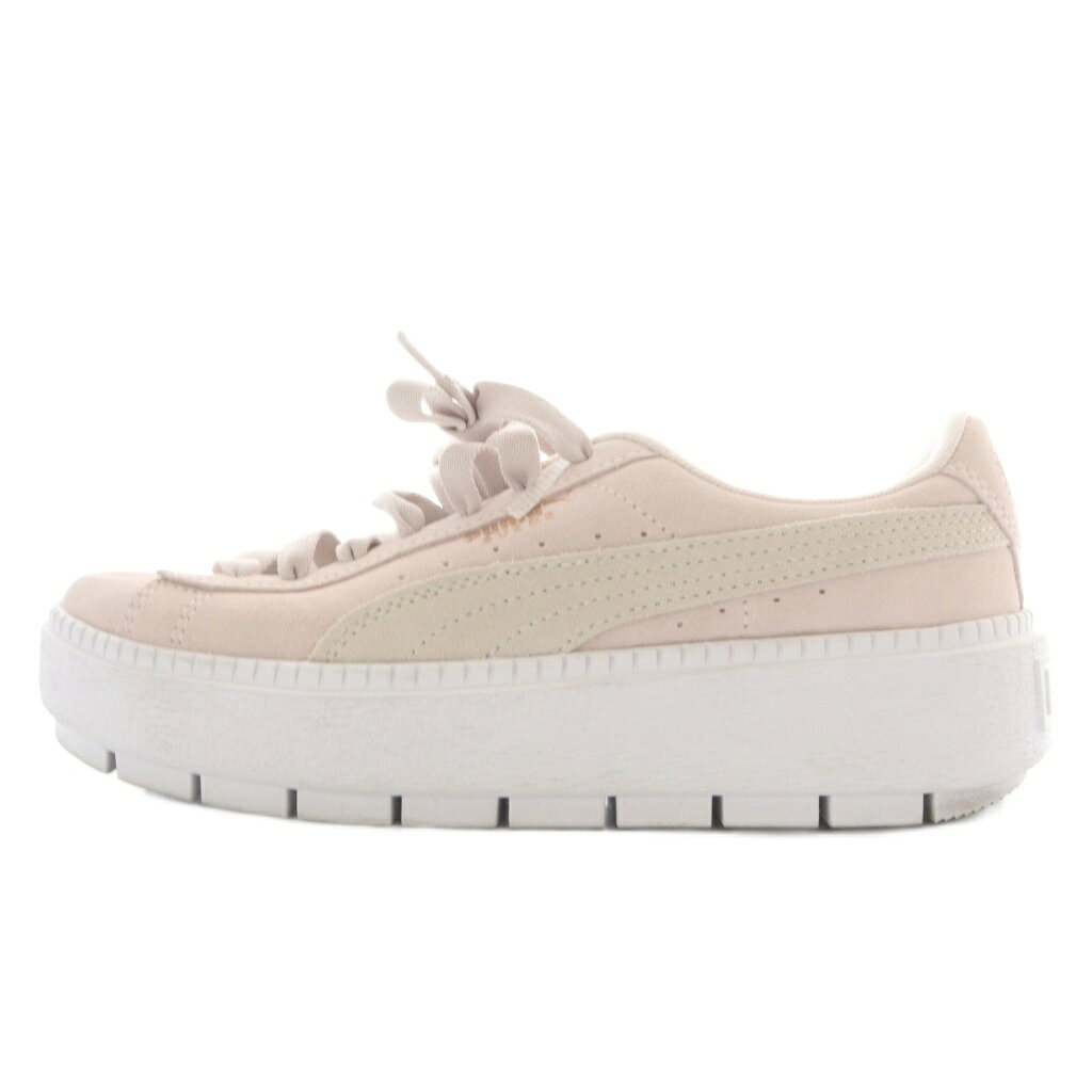【中古】プーマ PUMA スウェード プラットフォーム トレース ウィメンズ スニーカー 23.5cm ピンク 365830-19 /SR レディース 【ベクトル 古着】 260625ブランドプーマ PUMA表記サイズ23.5cm実寸サイズ...