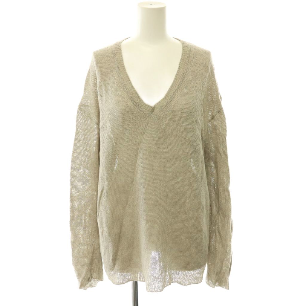 【中古】ドゥーズィエムクラス DEUXIEME CLASSE 25SS Fascinating ニット セーター プルオーバー リネン ローゲージ グレージュ /CX ■OS レディース 【ベクトル 古着】 260623ブランドドゥーズィエ...