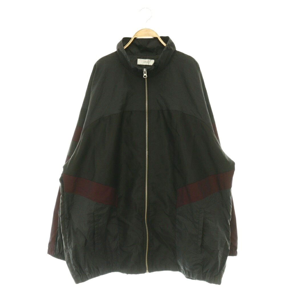 【中古】アドラー ADRER switching nylon big track blouson スイッチングナイロンビックトラックブルゾン L ブラック /MY ■OS ■AD レディース 【ベクトル 古着】 260626表記サイズL実寸...