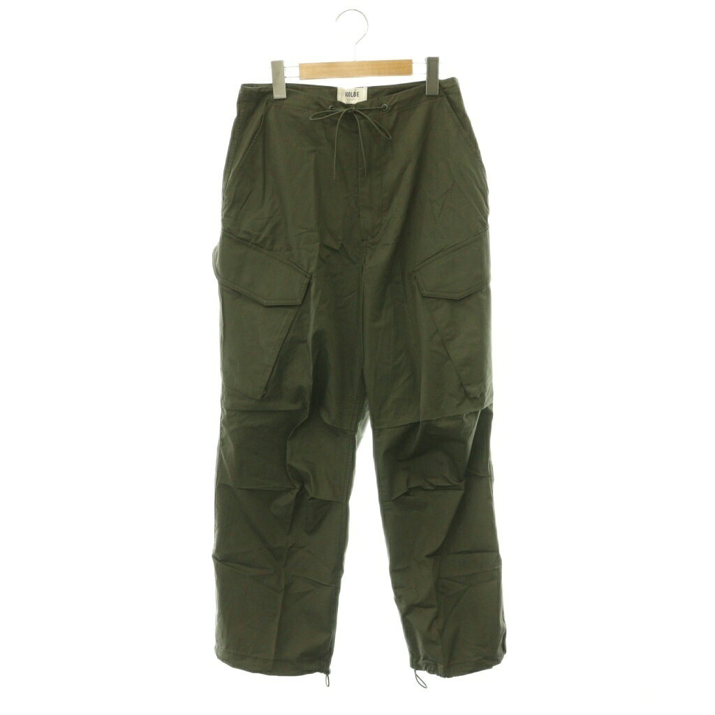【中古】エーゴールドイー AGOLDE GINERVA CARGO PANTパンツ カーゴ ジッパーフライ コットン XS カーキ /NR ■OS レディース 【ベクトル 古着】 260629表記サイズXS実寸サイズウエスト：71cm　もも...