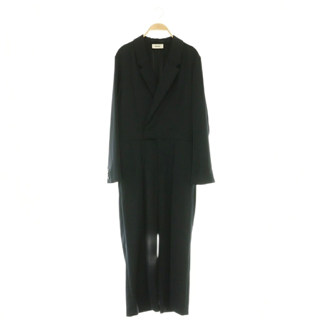 【中古】ミースロエ MIESROHE 24AW マスキュリンジャンプスーツ オールインワン 1 ネイビー /CX ■OS レディース 【ベクトル 古着】 260702表記サイズ1実寸サイズ肩幅：40cm　身幅：49cm　総丈：139cm　袖...