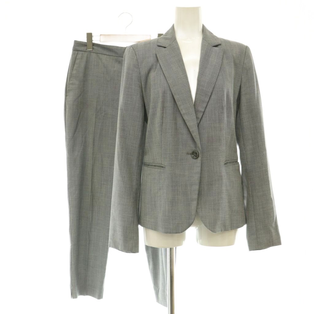 【中古】ザラ ベーシック ZARA BASIC COLLECTION スーツ セットアップ テーラードジャケット パンツ スラックス USA4 USA06 ネイビー /MY ■OS レディース 【ベクトル 古着】 260707ブランドザラ ...