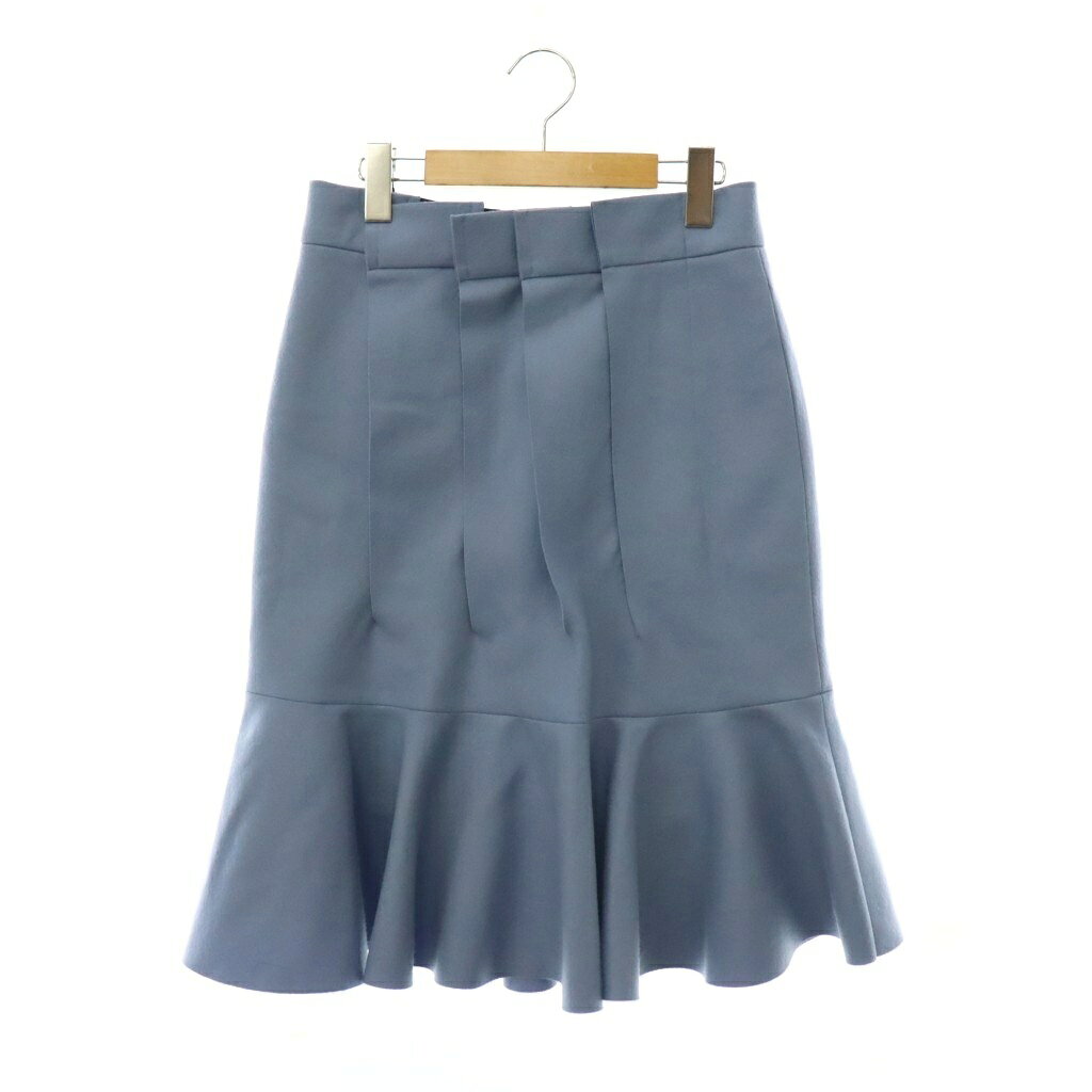 【中古】未使用品 サカイ sacai Wool Melton Skirt ウールメルトン スカート マーメイド 膝丈 1 ライトブルー /HK ■OS レディース 【ベクトル 古着】 260706ブランドサカイ sacai表記サイズ1実寸サ...