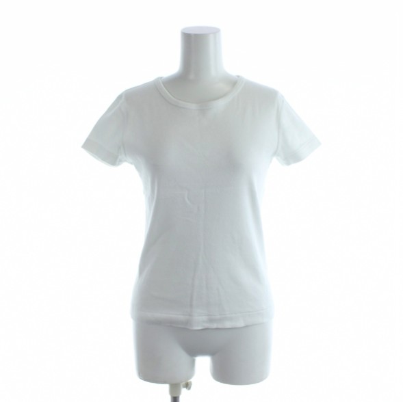 【中古】スリードッツ three dots アレックス Tシャツ ワンカラー 無地 半袖 M 白 ホワイト /BB ■OS ▲H レディース 【ベクトル 古着】 260712ブランドスリードッツ three dots表記サイズM実寸サイズ肩...