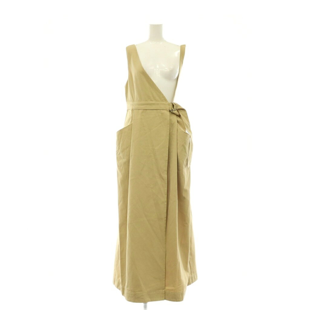 【中古】ウィルフリー willfully one shoulder twill OP ワンピース ロング ワンショルダー M ベージュ /HK ■OS レディース 【ベクトル 古着】 260709ブランドウィルフリー willfully表記...