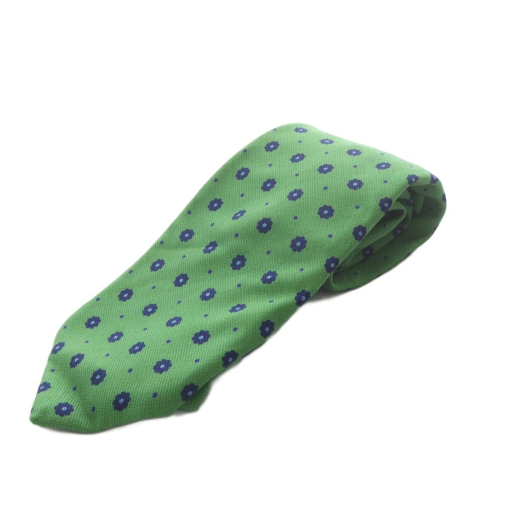 【中古】シップス SHIPS ネクタイ フラワー柄 シルク グリーン /YO21 ■SH メンズ 【ベクトル 古着】 260711ブランドシップス SHIPS実寸サイズ大剣：9.5cm　全長：約142cm　　素材絹色グリーン状態ループ部分に...