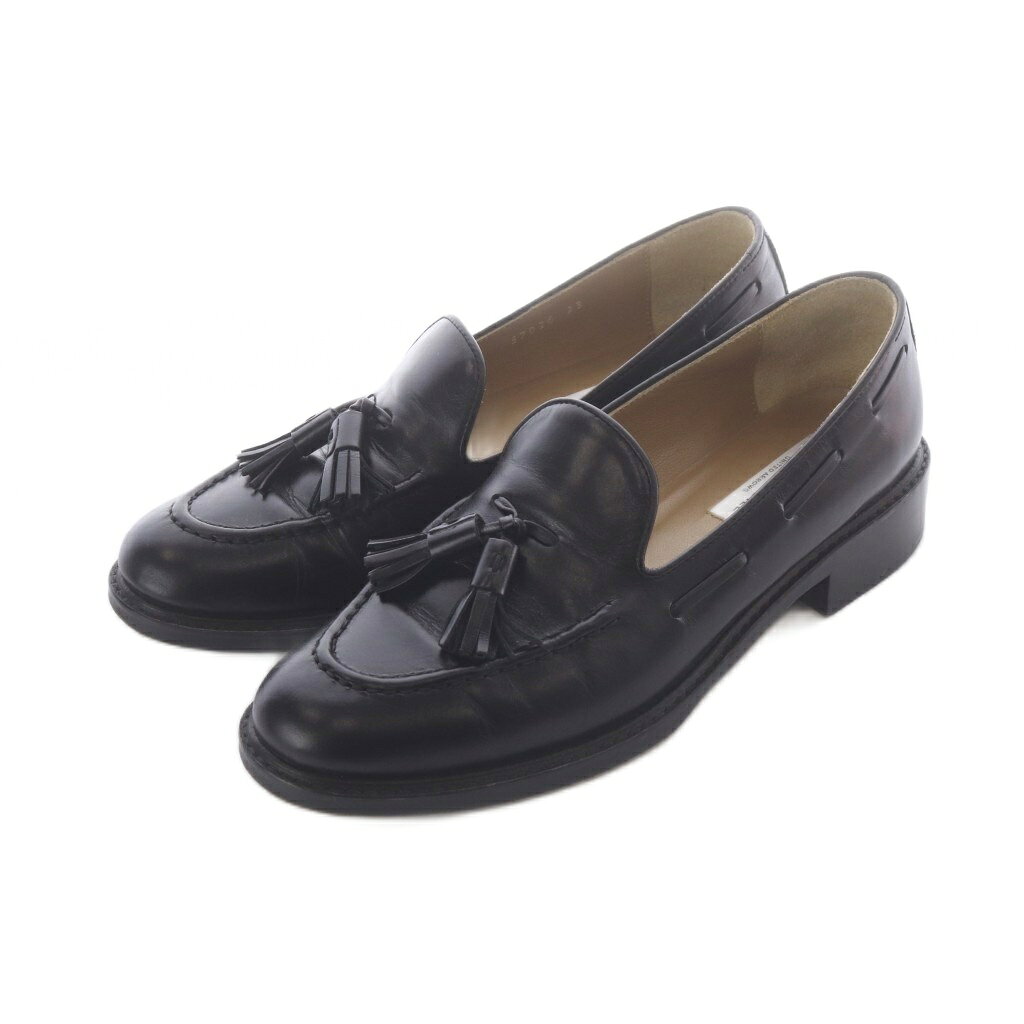 【中古】オデットエオディール Odette e Odile アローズ タッセル ローファー モカシン シューズ レザー 23cm 黒 ブラック /RI ■OS ■SH レディース 【ベクトル 古着】 260825ブランドオデットエオディール...