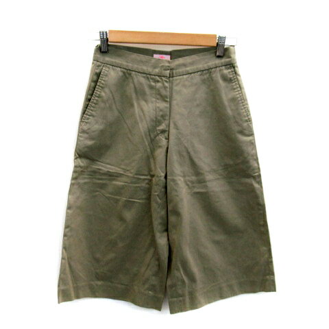 【中古】シップス SHIPS ガウチョパンツ ワイドパンツ 七分丈 無地 S グレー /SY17 レディース 【ベクトル 古着】 220111ブランドシップス SHIPS表記サイズS ※実寸サイズをご確認ください。実寸サイズウエスト：62c...