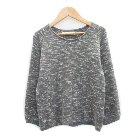 【中古】B&Y ユナイテッドアローズ BEAUTY&YOUTH ビューティー&ユース ニット セーター 長袖 ラウンドネック ウール混 グレー /MS29 レディース 【ベクトル 古着】 230731ブランドB&Y ユナイテッドアローズ B...