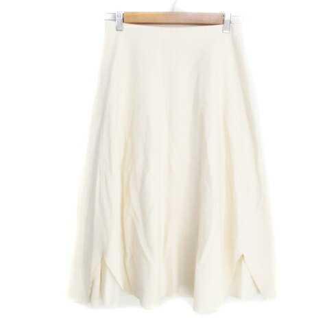 【中古】ノーリーズ Nolley's フレアスカート ロング丈 ウール 無地 38 オフホワイト /FF8 レディース 【ベクトル 古着】 240129ブランドノーリーズ Nolley's表記サイズ38(日本サイズM相当) ※実寸サイズをご...