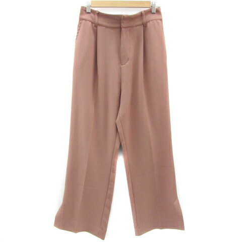 【中古】グローバルワーク GLOBAL WORK ワイドパンツ スラックスパンツ ロング丈 L モカブラウン 茶 /YM19 レディース 【ベクトル 古着】 240215ブランドグローバルワーク GLOBAL WORK表記サイズL ※実寸サ...