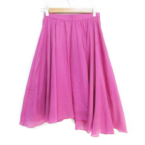 【中古】ロペ ROPE フレアスカート ロング丈 アシンメトリー 無地 36 ピンク /FF33 レディース 【ベクトル 古着】 240322ブランドロペ ROPE表記サイズ36(日本サイズS相当) ※実寸サイズをご確認ください。実寸サイズ...