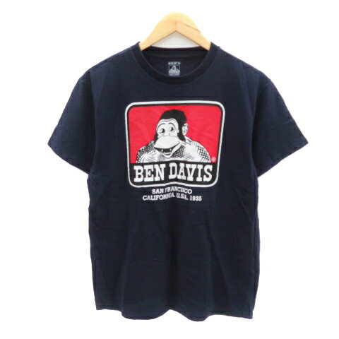 【中古】ベンデイビス BEN DAVIS Tシャツ カットソー 半袖 プリント L マルチカラー 紺 ネイビー /YK17 メンズ 【ベクトル 古着】 250418ブランドベンデイビス BEN DAVIS表記サイズL ※実寸サイズをご確認く...