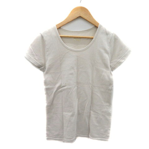【中古】エスピービー SPB Tシャツ カットソー 半袖 M ライトグレー /YK42 レディース 【ベクトル 古着】 250618ブランドエスピービー SPB表記サイズM ※実寸サイズをご確認ください。実寸サイズ肩幅：34cm　身幅：36...