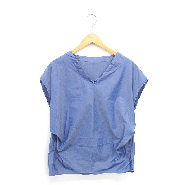 【中古】ガリャルダガランテ GALLARDAGALANTE ブラウス カットソー Vネック プルオーバー フレンチスリーブ 半袖 F 薄紫 パープル /TT レディース 【ベクトル 古着】 250508ブランドガリャルダガランテ GALLA...