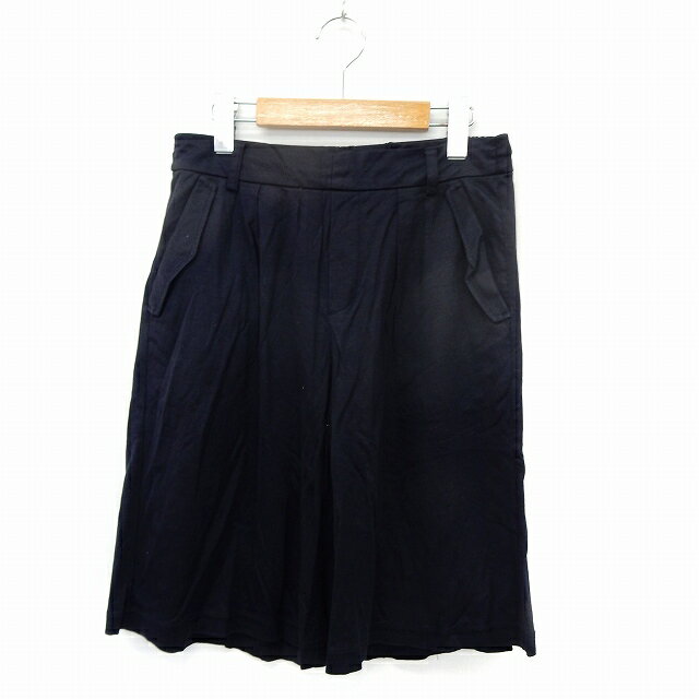 【中古】バンヤードストーム BARNYARDSTORM パンツ 膝丈 ウエストゴム ポケット シンプル 1 ネイビー 紺 /ST27 レディース 【ベクトル 古着】 200318 ブランド古着ベクトルプレミアム店ブランドバンヤードストーム ...