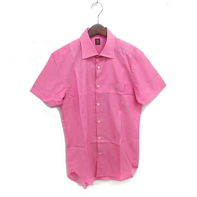 【中古】未使用品 タケオキクチ TAKEO KIKUCHI タグ付き シャツ ステンカラー カジュアル 無地 シンプル 半袖 03 L ピンク /TT メンズ 【ベクトル 古着】 250508ブランドタケオキクチ TAKEO KIKUCHI...