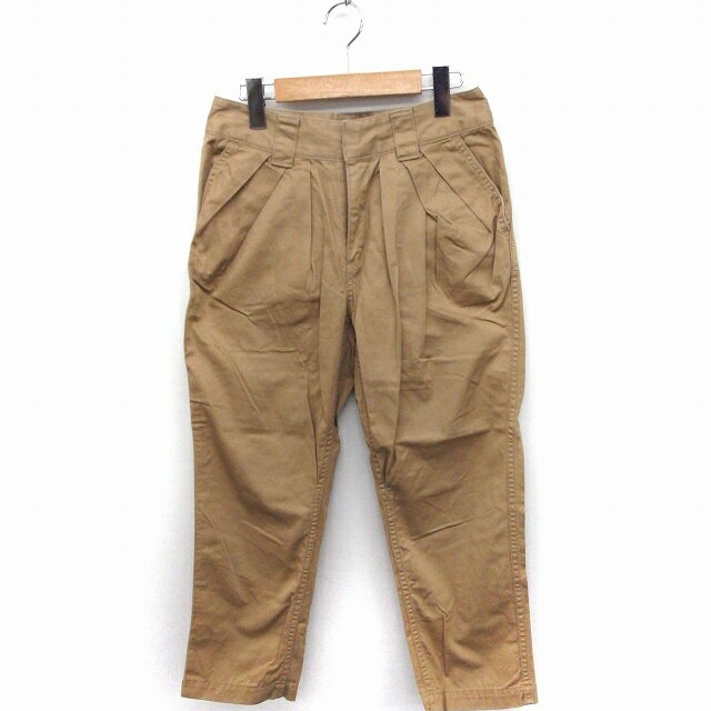 【中古】B&Y ユナイテッドアローズ BEAUTY&YOUTH ビューティー&ユース パンツ チノパン ロング 無地 シンプル 綿 S ベージュ /FT44 レディース 【ベクトル 古着】 200808 ブランド古着ベクトルプレミアム店ブラ...