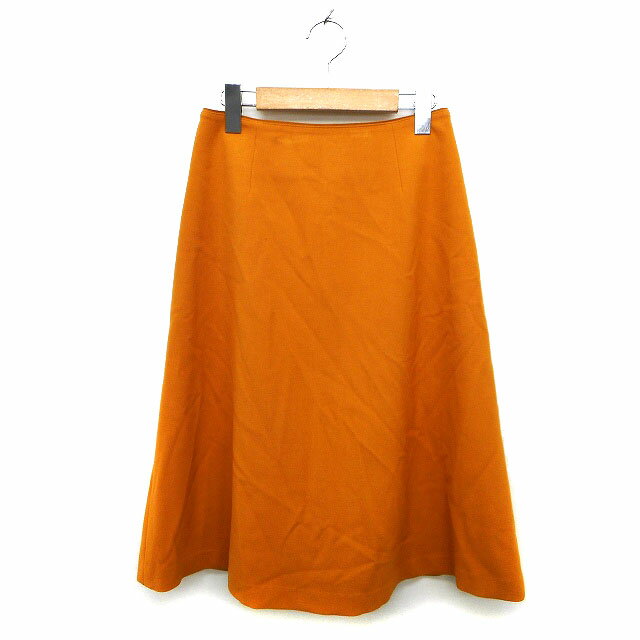 【中古】B&Y ユナイテッドアローズ BEAUTY&YOUTH ビューティー&ユース スカート フレア ロング バックジップ シンプル M 黄 イエロー /NT19 レディース 【ベクトル 古着】 231030ブランドB&Y ユナイテッドア...