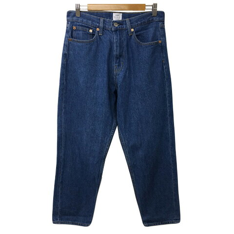 【中古】コーエン coen パンツ デニム ジーンズ ワイド ロング ジップフライ SMALL 紺 青 ネイビー ブルー メンズ 【ベクトル 古着】 251006ブランドコーエン coen表記サイズSMALL (実寸サイズをご確認ください。...