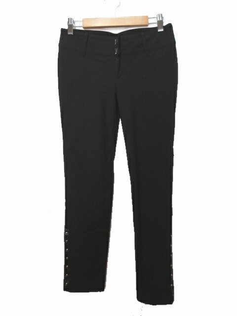 【中古】メイソングレイ MAYSON GREY クロップドパンツ ストレッチ 2 黒 ブラック /ft レディース 【ベクトル 古着】 190115 ブランド古着ベクトルプレミアム店ブランドメイソングレイ MAYSON GREY表記サイズ2...