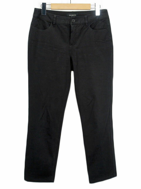 【中古】タルボット TALBOTS パンツ テーパード ストレッチ 4 黒 ブラック レディース 【ベクトル 古着】 230109ブランドタルボット TALBOTS表記サイズ4実寸サイズウエスト：73cm　もも幅：27.5cm　裾幅：17c...