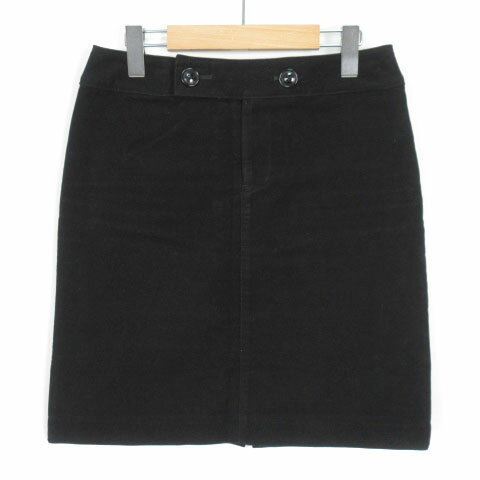 【中古】アルカリ alcali スカート タイト フェイクスエード スリット ストレッチ 3 黒 ブラック レディース 【ベクトル 古着】 201227 ベクトルプレミアム店ブランドアルカリ alcali表記サイズ3実寸サイズウエスト：68...