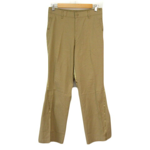 【中古】キャロウェイ CALLAWAY ゴルフ パンツ センタープレス テープ コットン L ベージュ メンズ 【ベクトル 古着】 220827ブランドキャロウェイ CALLAWAY表記サイズL ウエスト82実寸サイズウエスト：78cm　も...