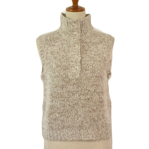 【中古】ケーティー キヨコ タカセ K.T KIYOKO TAKASE セーター ニット ノースリーブ ウール アルパカ M ベージュ レディース 【ベクトル 古着】 230318ブランドケーティー キヨコ タカセ K.T KIYOKO T...