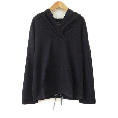 【中古】ランズエンド LANDS' END パーカー プルオーバー カシュクール ドロスト L 紺 ネイビー レディース 【ベクトル 古着】 240601ブランドランズエンド LANDS' END表記サイズL実寸サイズ身幅：49cm　着丈：...