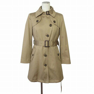 【中古】未使用品 洋服の青山 n line precious トレンチコート ライナー付き 9 ベージュ レディース 【ベクトル 古着】 250904表記サイズ9実寸サイズ肩幅：38.5cm　身幅：44cm　袖丈：56cm　着丈：75cm　...