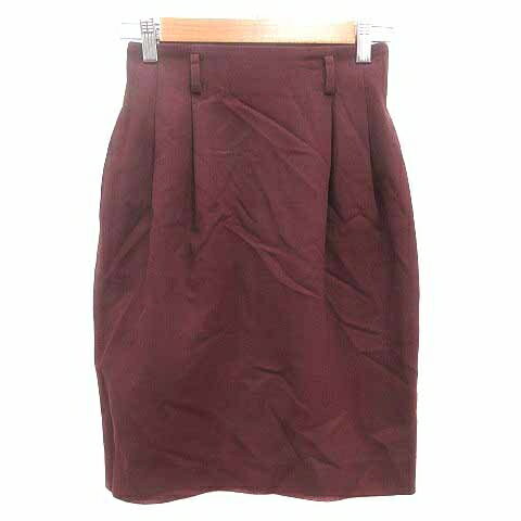 【中古】コムサデモード COMME CA DU MODE タイトスカート ひざ丈 ウール M 赤 ボルドー レッド /YK レディース 【ベクトル 古着】 250923ブランドコムサデモード COMME CA DU MODE表記サイズM実寸...