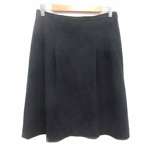 【中古】インディヴィ INDIVI フレアスカート ひざ丈 42 XL 黒 ブラック /YK レディース 【ベクトル 古着】 250923ブランドインディヴィ INDIVI表記サイズ42（日本サイズXL程度）実寸サイズウエスト：約66cm　...