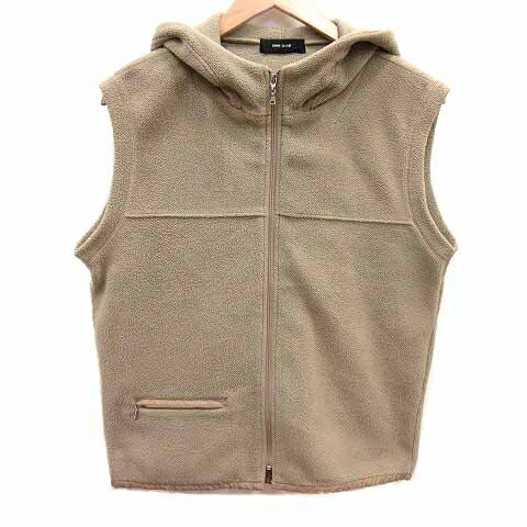 【中古】コムサイズム COMME CA ISM ベスト フリース ジップアップ フード ベージュ /YK メンズ 【ベクトル 古着】 260215ブランドコムサイズム COMME CA ISM表記サイズサイズ表記なし(実寸サイズをご覧くださ...