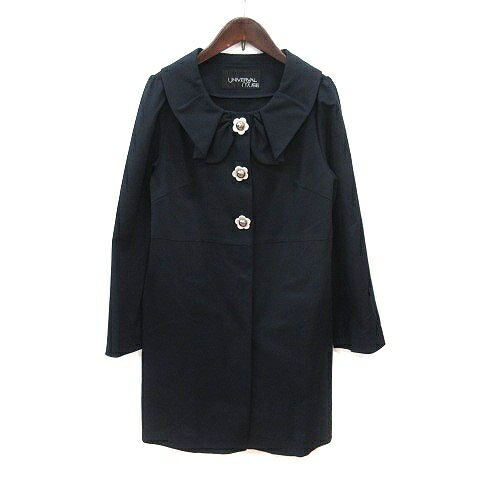 【中古】ユニバーバル ミューズ UNIVERVAL MUSE コート フリル 紺 ネイビー /MS レディース 【ベクトル 古着】 260212ブランドユニバーバル ミューズ UNIVERVAL MUSE表記サイズサイズ表記なし(実寸サイズ...