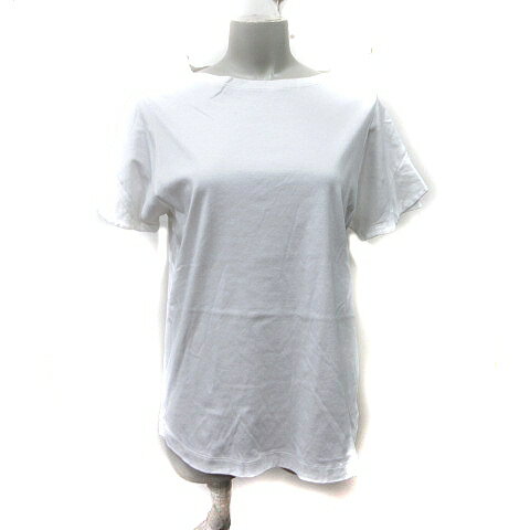 【中古】ロートレアモン LAUTREAMONT Tシャツ カットソー 半袖 38 M 白 ホワイト /YI レディース 【ベクトル 古着】 260420ブランドロートレアモン LAUTREAMONT表記サイズ38（Mサイズ）実寸サイズ肩幅：...