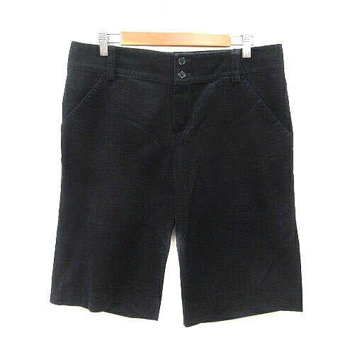 【中古】アンタイトル UNTITLED ハーフパンツ ショート コーデュロイ 44 黒 ブラック /MS レディース 【ベクトル 古着】 260522ブランドアンタイトル UNTITLED表記サイズ44（日本サイズXXL程度）実寸サイズウエ...