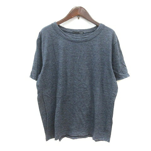 【中古】ルピボット Le pivot カットソー Tシャツ クルーネック 半袖 紺 ネイビー /MN レディース 【ベクトル 古着】 260610ブランドルピボット Le pivot表記サイズサイズ表記なし(実寸サイズをご覧ください)実寸サ...