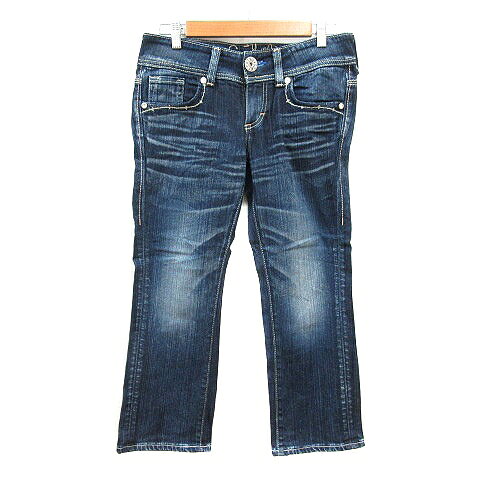 【中古】サムシング something デニムパンツ ジーンズ ストレート ウォッシュ加工 M 紺 ネイビー /MN レディース 【ベクトル 古着】 260710ブランドサムシング something表記サイズMEDIUM実寸サイズウエスト...