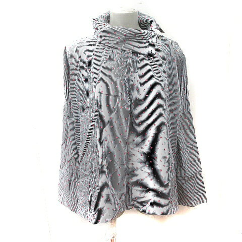 【中古】ジ オルタナティブ THE ALTERNA TIVERNA シャツ ブラウス ストライプ 花柄 長袖 M マルチカラー /YI レディース 【ベクトル 古着】 260716表記サイズM実寸サイズ着丈：約64cm　ゆき丈：約79cm　...