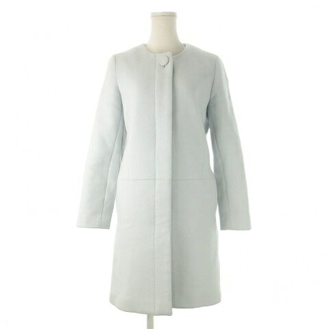 【中古】ナチュラルビューティーベーシック NATURAL BEAUTY BASIC コート S 青 ブルー サックス ノーカラー 無地 長袖 /CK13 ■GY60 レディース 【ベクトル 古着】 251224ブランドナチュラルビューティー...