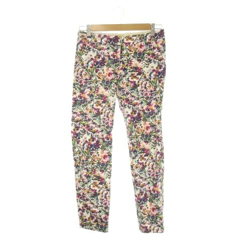 【中古】ジュエルチェンジズ Jewel Changes アローズ スキニーパンツ 36 ピンク 花柄 ロールアップ /CK41 ■GY58 レディース 【ベクトル 古着】 260114ブランドジュエルチェンジズ Jewel Changes ...