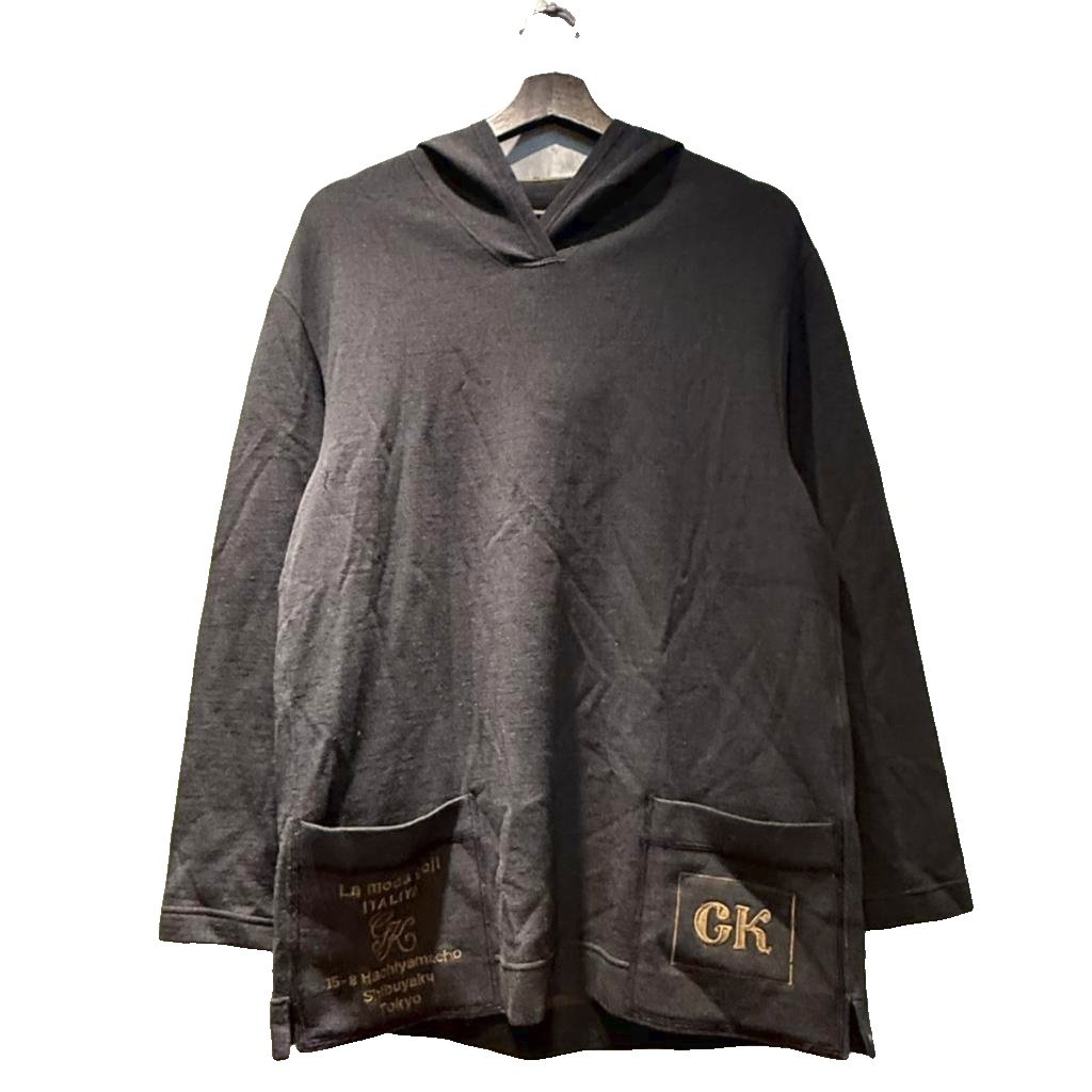 【中古】イタリヤ 伊太利屋 パーカー プルオーバー 長袖 9 カーキ ■GY61 レディース 【ベクトル 古着】 260203ブランドイタリヤ 伊太利屋表記サイズ9実寸サイズ肩幅：約42cm　身幅：約47cm　着丈：約68cm　袖丈：約46...