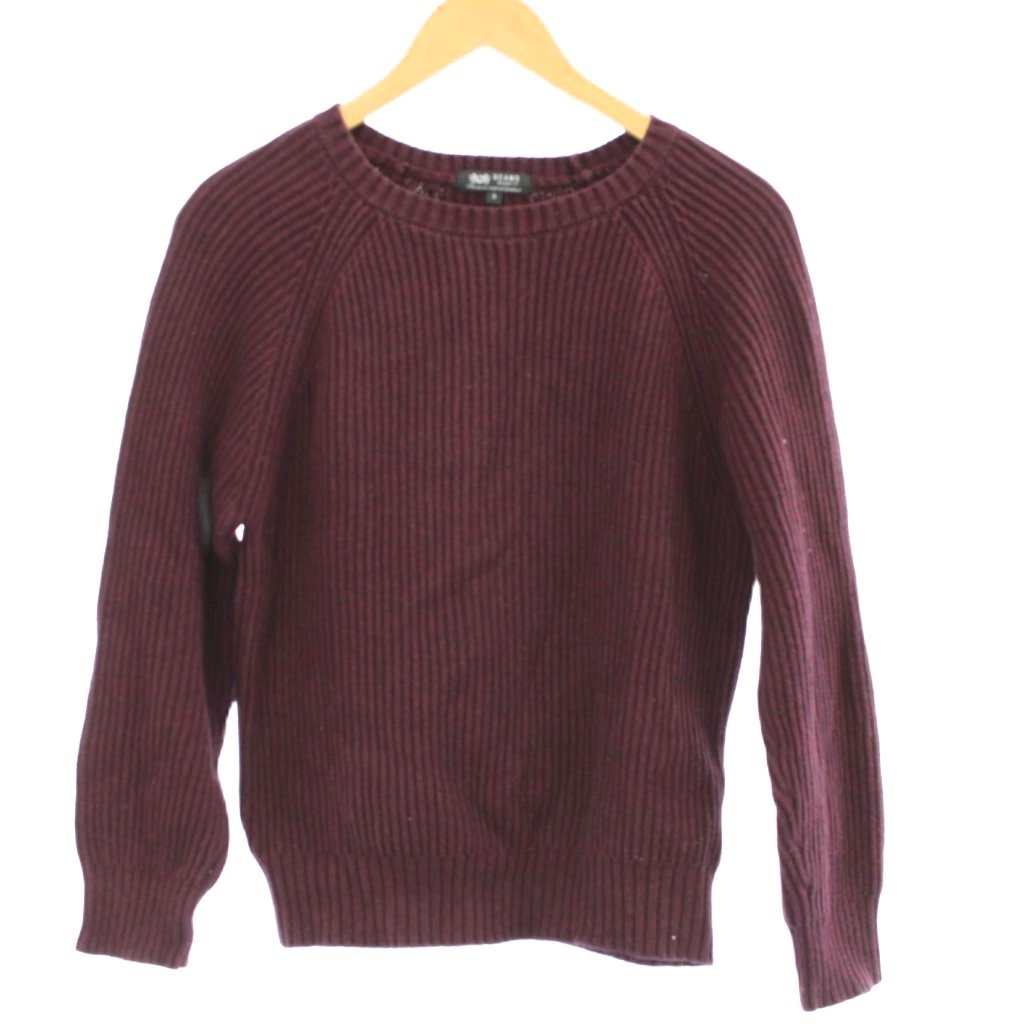 【中古】ビームスハート BEAMS HEART ニット セーター S ボルドー リブ編み 長袖 /GP ■GY60 メンズ 【ベクトル 古着】 260212ブランドビームスハート BEAMS HEART表記サイズS実寸サイズ身幅：47cm　...