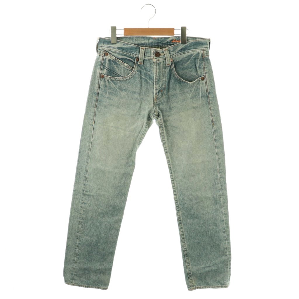 【中古】オリーブデオリーブ OLIVE des OLIVE デニム パンツ ジーンズ テーパード 63 ライトブルー /HK ■ECC001 レディース 【ベクトル 古着】 260217ブランドオリーブデオリーブ OLIVE des OLI...