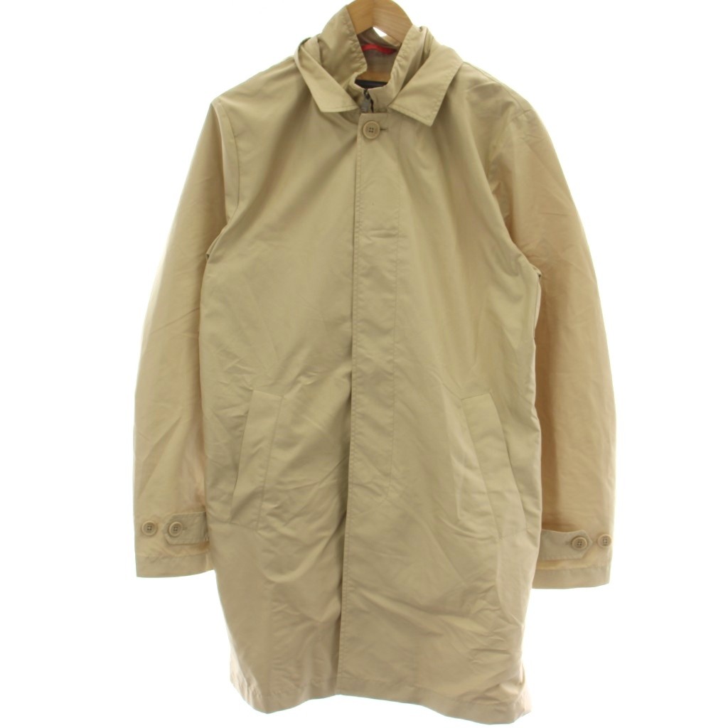 【中古】フェイ fay モーニングコート M ライトベージュ ステンカラー 長袖 ハーフ丈 無地 IT01113570442 /GG ■ECE003 メンズ 【ベクトル 古着】 260310表記サイズM実寸サイズ肩幅：45cm　身幅：58c...
