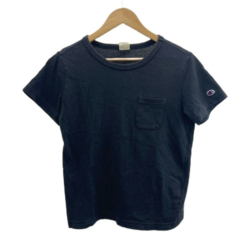 【中古】アディダス adidas Tシャツ M 黒 ブラック 半袖 ラウンドネック 胸ポケット カットソー /PP ■ECA003 レディース 【ベクトル 古着】 260325ブランドアディダス adidas表記サイズM実寸サイズ肩幅：約4...