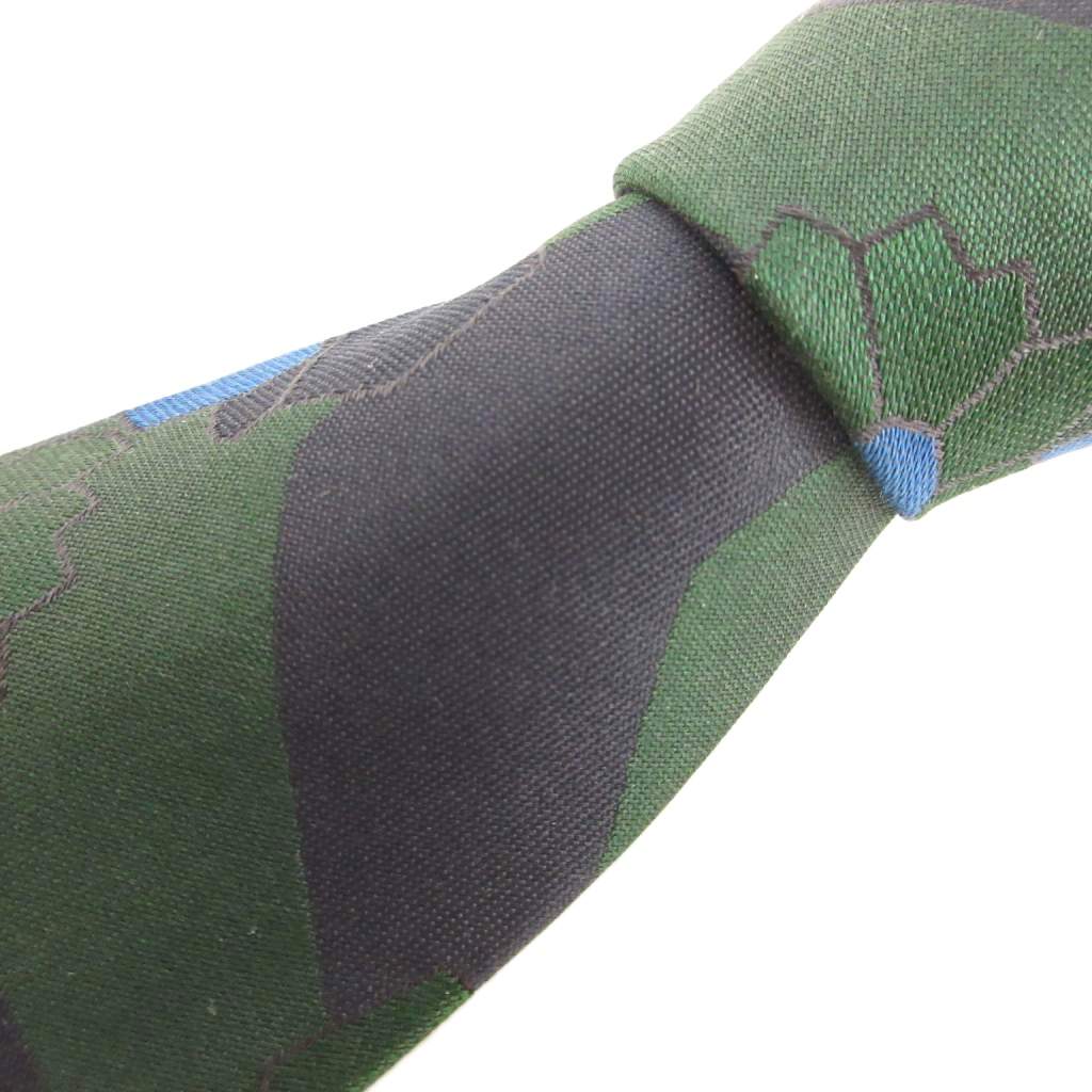 【中古】ミッソーニ MISSONI 美品 ネクタイ 絹 シルク グリーン ネイビー 花柄 /TQ ■GY53 メンズ 【ベクトル 古着】 260402ブランドミッソーニ MISSONI実寸サイズ大剣：8.5cm　全長：136cm　　素材絹色...