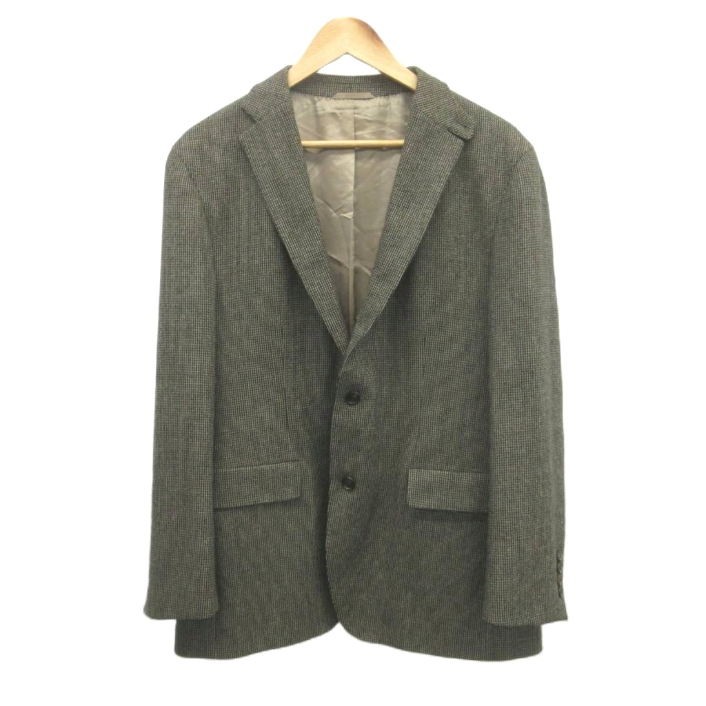 【中古】ヒューゴボス HUGO BOSS ジャケット 上着 F 茶 ブラウン 長袖 ノッチドラペル /RN ■GY49 メンズ 【ベクトル 古着】 260416ブランドヒューゴボス HUGO BOSS表記サイズF実寸サイズ肩幅：44cm　身...
